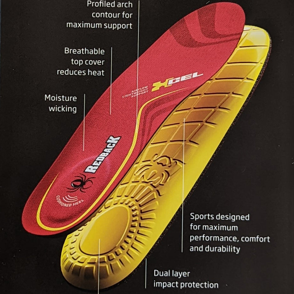 REDBACK XCEL INSOLES– workwearcorner