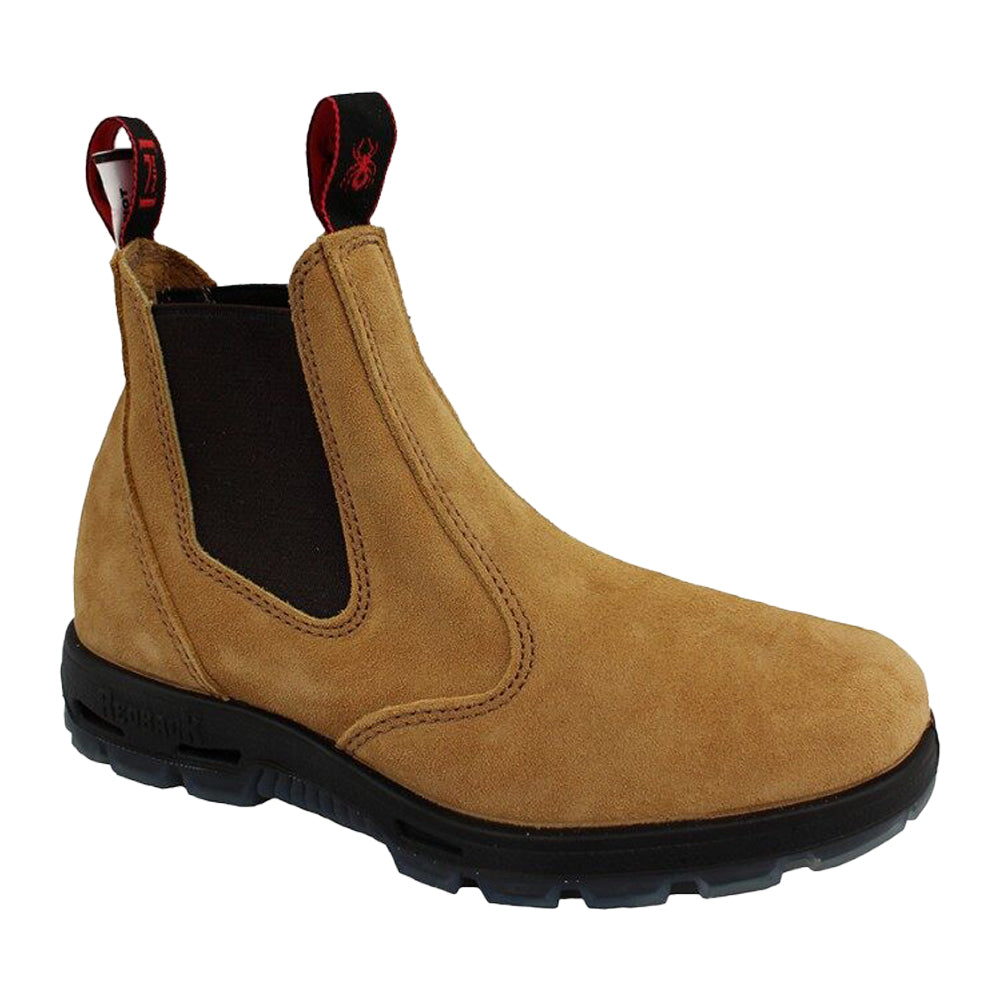 Redback Work Boot Banana Suede Soft Toe Range Elastic Sided Bobcat Sty ...