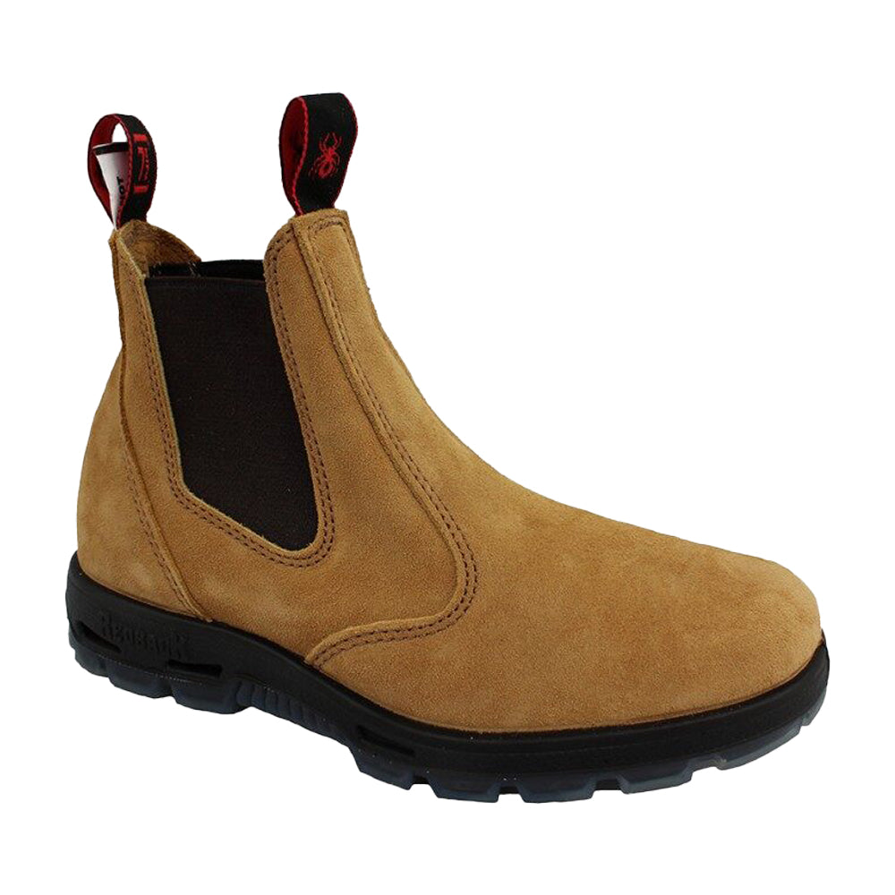 Redback Work Boot Banana Suede Soft Toe Range Elastic Sided Bobcat Sty ...