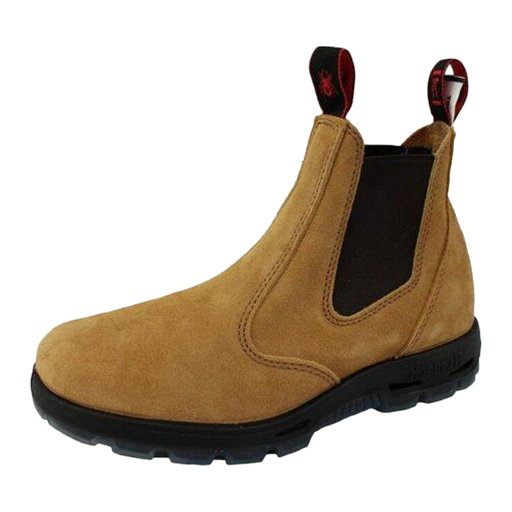 Redback Work Boot Banana Suede Soft Toe Range Elastic Sided Bobcat Sty ...