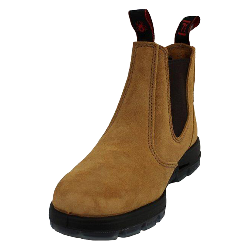 Redback Work Boot Banana Suede Soft Toe Range Elastic Sided Bobcat Sty ...